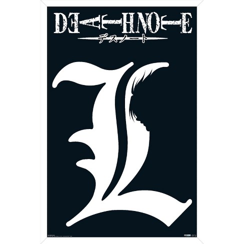 Trends International Death Note - L Symbol Framed Wall Poster Prints ...