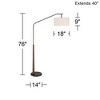 Franklin Iron Works Kipling Farmhouse Rustic 76" Tall Standing Floor ...