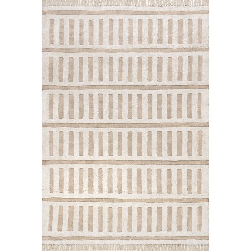 Emily Henderson X Rugs Usa - Gretchen Checked Wool Area Rug, 3' X 5 ...
