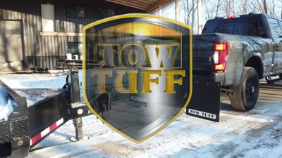 Tow Tuff 18 X 24 Inch Universal Hitch Mount Rubber Rear Splash Guard ...