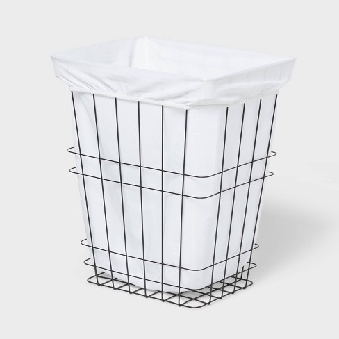 Rectangle Wire Laundry Hamper With Liner - Brightroom™ : Target