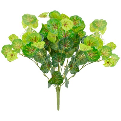 Northlight 18.5" Two-tone Begonia Flower Artificial Spring Floral Bush ...