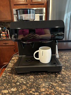 Ge Profile Semi Automatic Stainless Steel Espresso Maker And Frother ...
