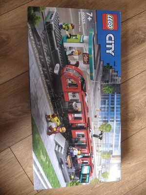 Lego City Downtown Streetcar And Station Toy Train Set 60423 : Target