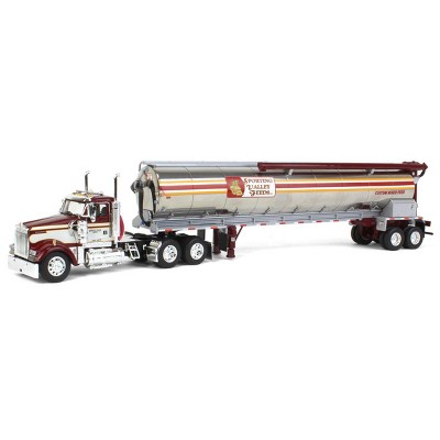 First Gear Dcp 1/64 Legendary Red & White Kenworth W900a W/ 40ft ...