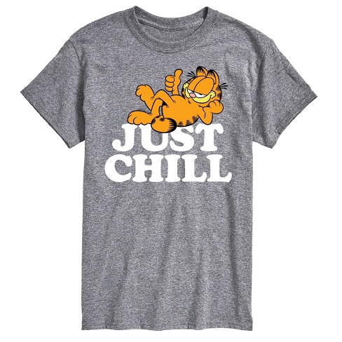 Garfield Just Chill Short Sleeve Graphic T-shirt - Athletic Heather ...