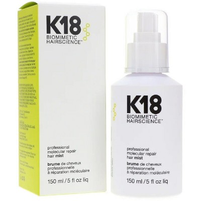 K18 Professional Molecular Repair Hair Mist (5 Oz) 4-minute Pre-treatment Reverses Damage By K ...