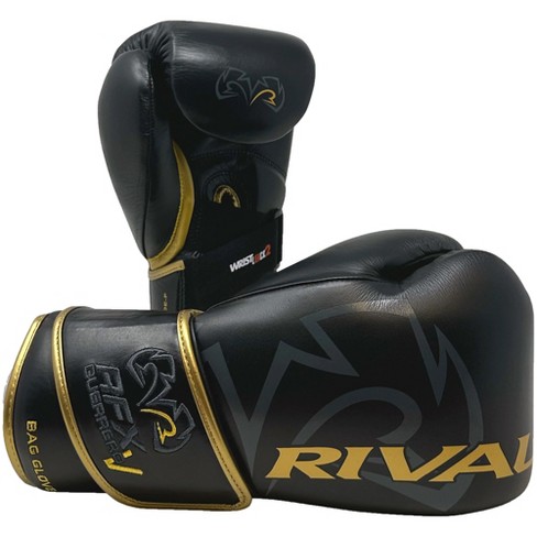 Rival Boxing Rfx-guerrero-v Hde-f Bag Gloves - 10 Oz. - Black/gold : Target