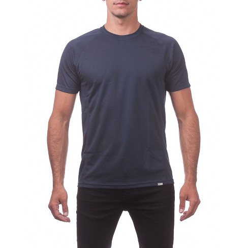 Pro Club Men's Performance Drypro Short Sleeve Tee T-shirt - Navy ...