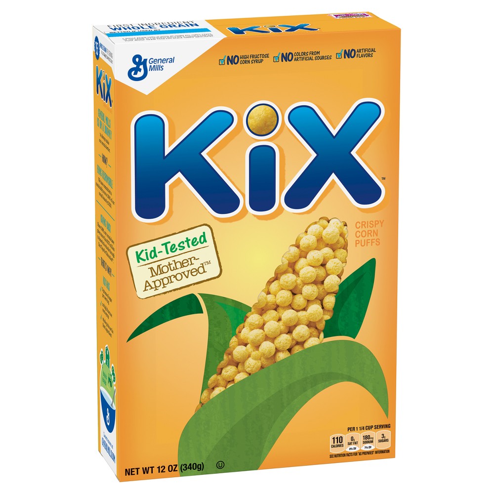 UPC 016000275676 - Kix Whole Grain Breakfast Cereal Crispy Corn Cereal ...