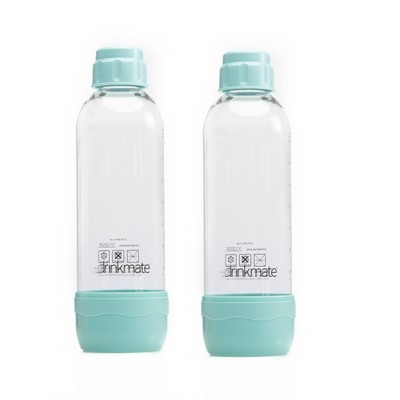 Drinkmate 33oz Bottle - 2pk - Blue: Portable Plastic Water Bottles For ...