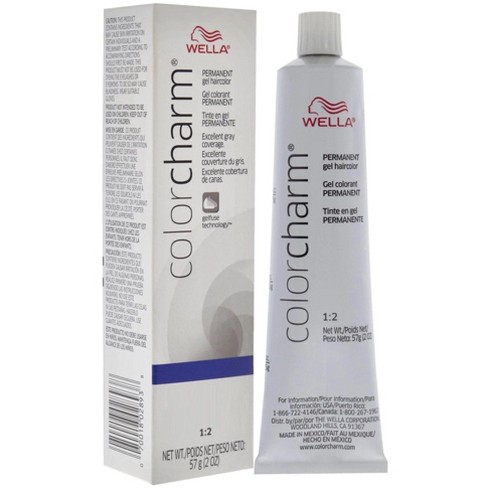 Wella Color Charm Gel (555 / 6g) Permanent Gel Haircolor Colorcharm Dye ...
