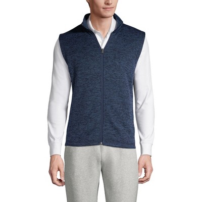 Lands' End Men's Thermacheck 100 Fleece Vest - Medium - True Navy : Target