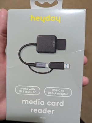 90mb/s Card Reader - Heyday™ Black : Target