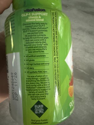 Vitafusion GLP-1 Mineral Blend Dietary Supplement Gummies - 90ct : Target
