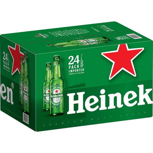 Heineken Original Lager Beer - 24pk/12 Fl Oz Bottles : Target