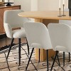 Dwen+edwin 9-piece Dining Table Set, Manufactured Grain Oval Oak Table ...