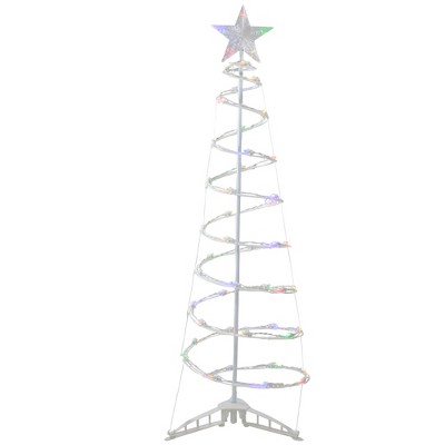 Northlight LED Lighted Spiral Outdoor Christmas Tree - 4' - Multi ...