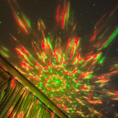 Led Galaxy Projector Laser Star Lights With Remote Black - West & Arrow ...