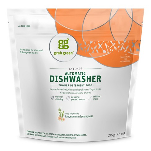 Grab Green Classic Automatic Dishwashing Detergent Pods, Pouch (12 Pods ...