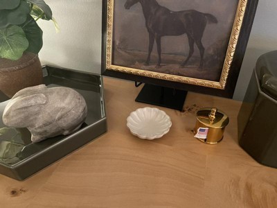 Fluted Ceramic Trinket Dish Vintage Cream - Hearth & Hand™ With ...