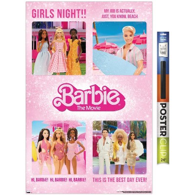 Trends International Mattel Barbie: The Movie - Quote Grid Unframed ...