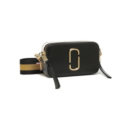 Marc Jacobs Women's The Snapshot Mj Cross Body Bag - New Black Multi ...