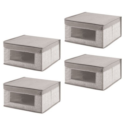 Mdesign Soft Fabric Child/kid Storage Organizer Box - Small : Target