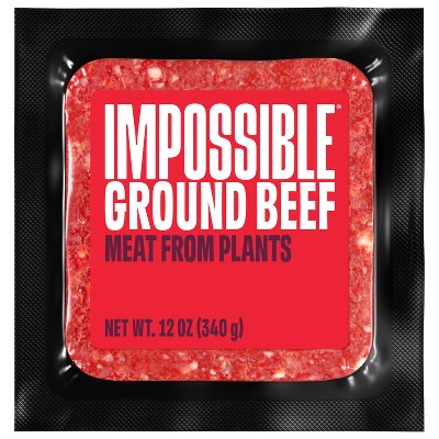 Impossible Plant Based Beef Ground - 12oz : Target