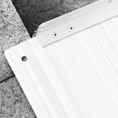 HOMCOM Textured Aluminum Portable Wheelchair Ramp Philippines | Ubuy