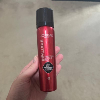 L'oreal Paris Infallible 3-second Up To 36hr Wear Setting Spray - 1 ...