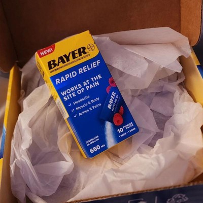 Bayer Rapid Relief Aspirin Powder - Raspberry - 20ct : Target