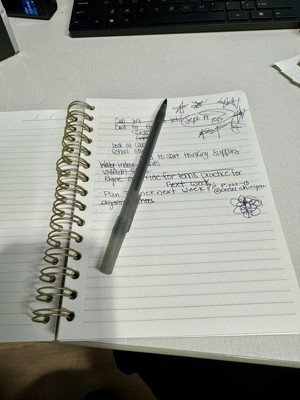 100 Sheet College Ruled Evolve Journal 6"x8" Spiral Soft Cover Navy Succulents - Yoobi™ : Target