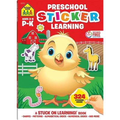 School Zone Alphabet Stickers Workbook - (paperback) : Target