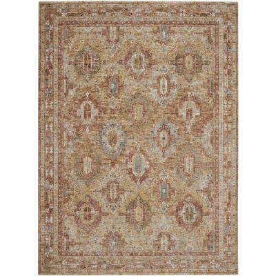 Nourison Asher Vintage Floral Indoor Area Rug Ivory 9'3" X 12'7" : Target