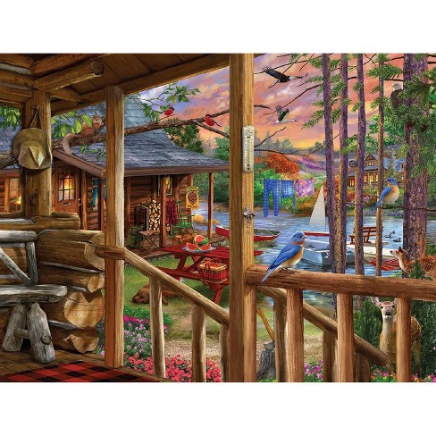Sunsout At The Cabins 300 Pc Jigsaw Puzzle 31934 : Target