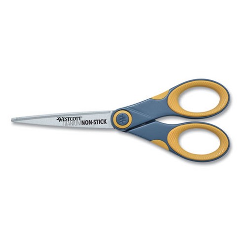 Westcott Non-stick Titanium Bonded Scissors, 7" Long, 3" Cut Length ...