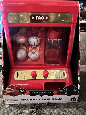 Fao Schwarz Arcade Claw Game With Plush Prizes : Target