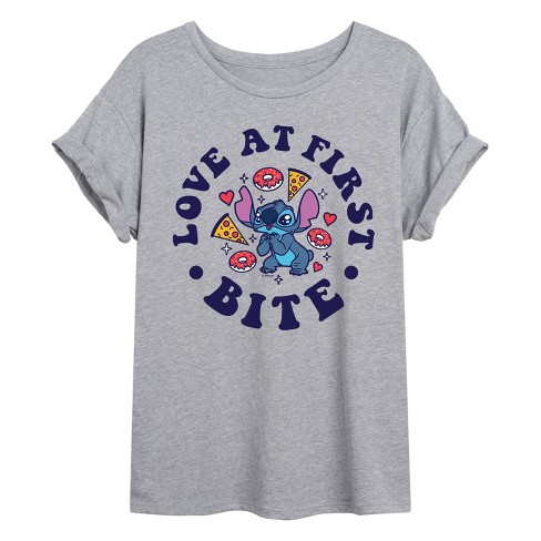 Women's - Lilo And Stitch - Oversized Graphic T-shirt : Target