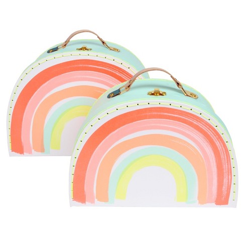 Meri Meri Rainbow Suitcases (pack Of 2) : Target