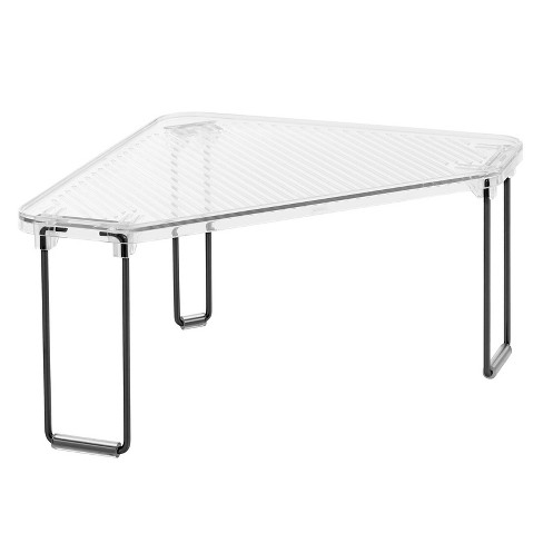 Mdesign Corner Stackable Organizer Shelf For Kitchen : Target