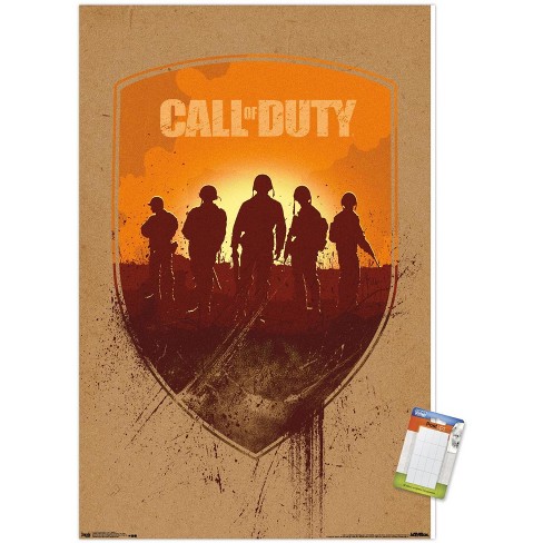 Trends International Call Of Duty: Wwii - Shield Unframed Wall Poster ...