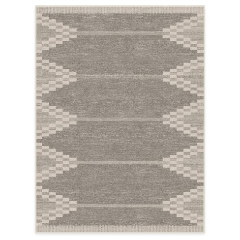 Ruggable Sloane Washable Contemporary Area Rug - Grey 9'x12'. : Target