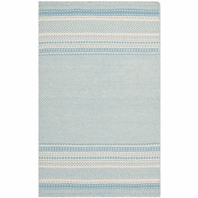 Kilim Klm753 Hand Loomed Area Rug - Natural/blue - 5'x8' - Safavieh ...