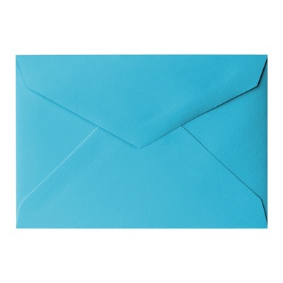 Juvale 100 Pack #10 Light Blue Business Envelopes With Square Flap For ...