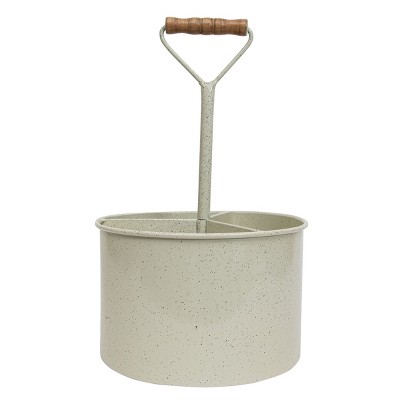 Round Canister Natural Mango Wood - Foreside Home & Garden : Target