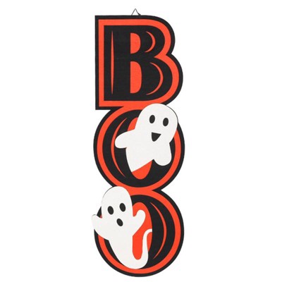 Northlight Led Ghost With "boo" Banner Halloween Yard Decoration - 25 ...