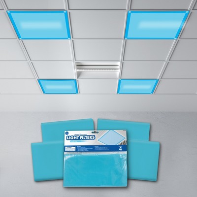 Educational Insights Mini Light Filters Tranquil Blue 2’ X 2’ 4-pack ...