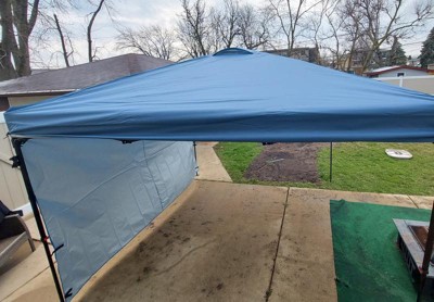 10x10 Steel Weekender Canopy With Wind Vent And Shade Wall - Embark ...