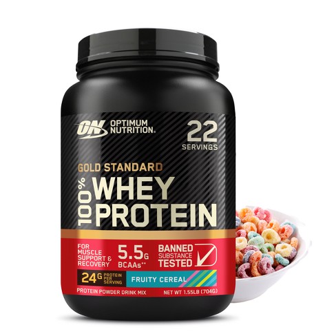 Optimum Nutrition Protein Powder Cereal Tub - Fruit - 1.5lbs : Target
